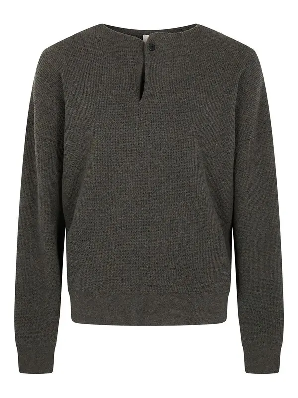 Fear Of God Henley Sweater - Black