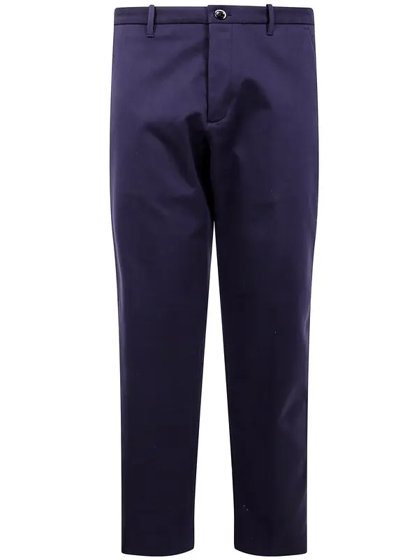 NINE:INTHE:MORNING Giove Piatto Slim Trouser - Blue