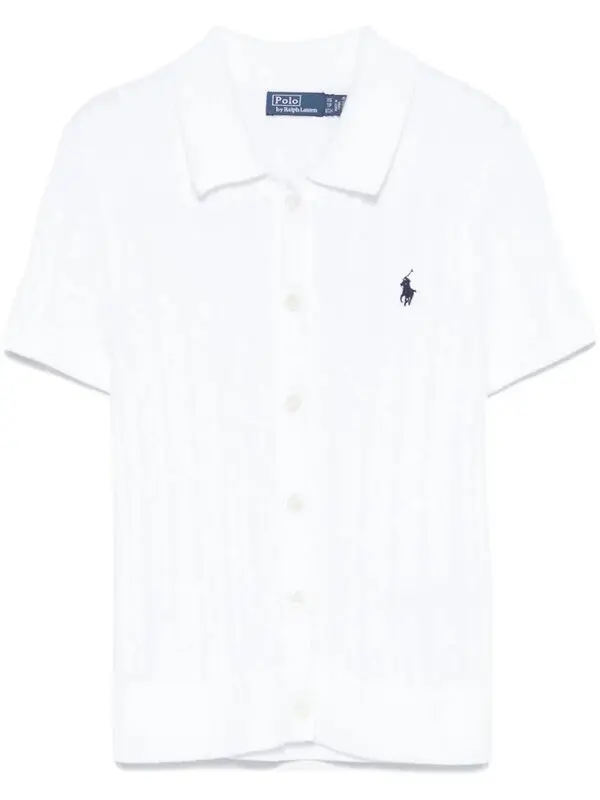 Polo Ralph Lauren Cardigan Short Sleeve - White