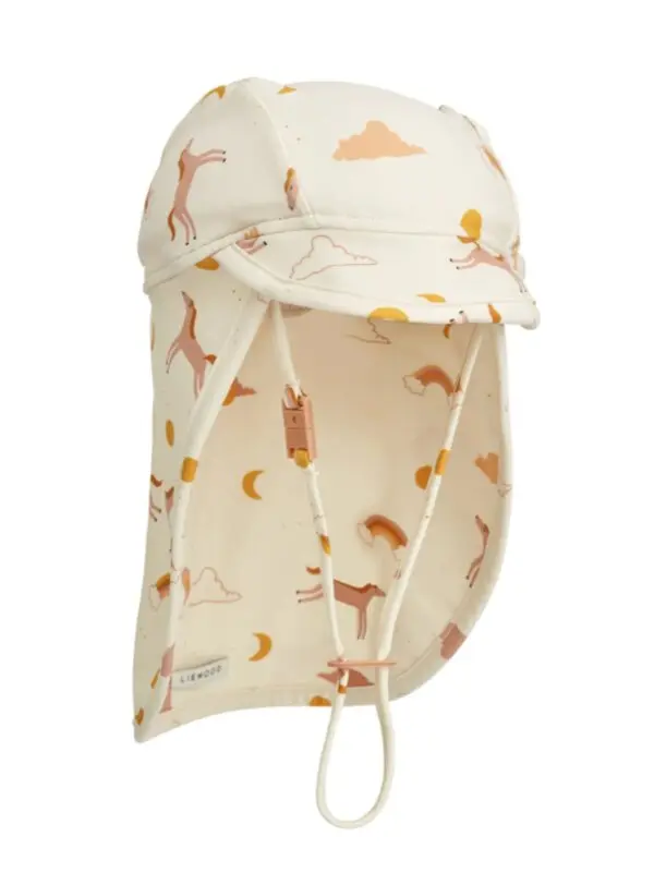 LIEWOOD Cecilia Printed Swim Hat - White