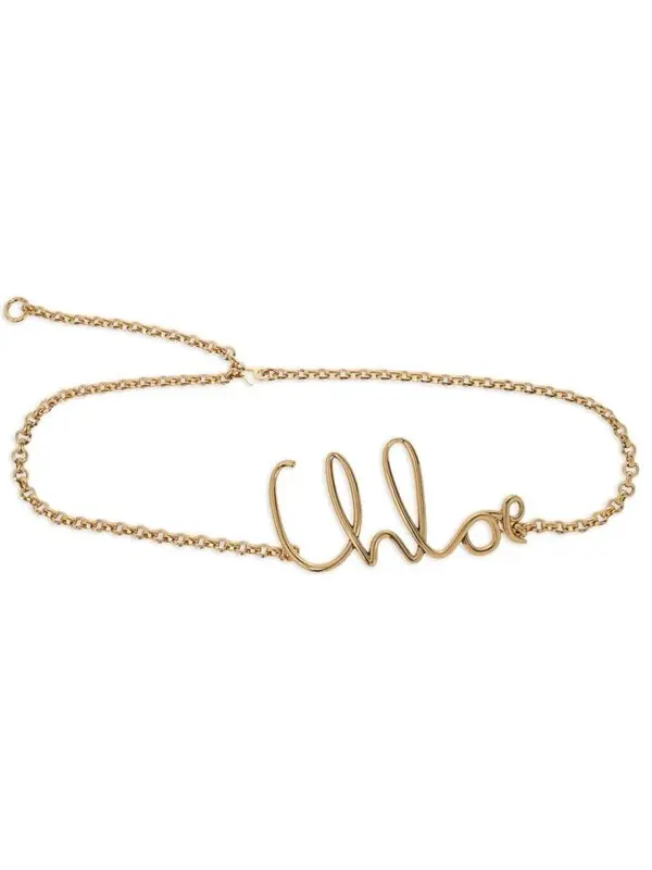 Chloé Iconic Chain Belt - Metallic