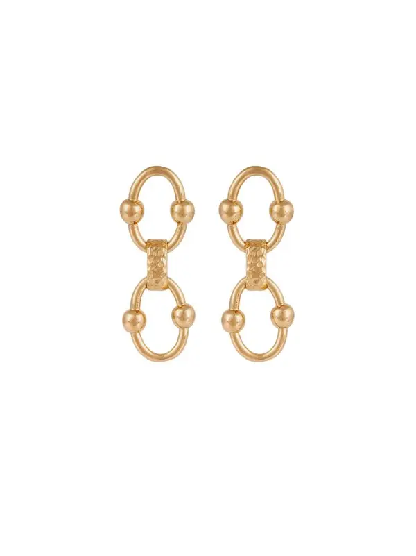 Gas Bijoux Rivage Gold Plated Earrings - Metallic
