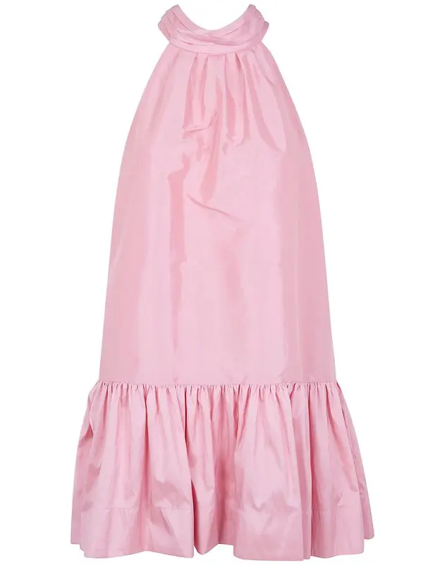 Simkhai Hope Bow Tie Mini Dress - Pink