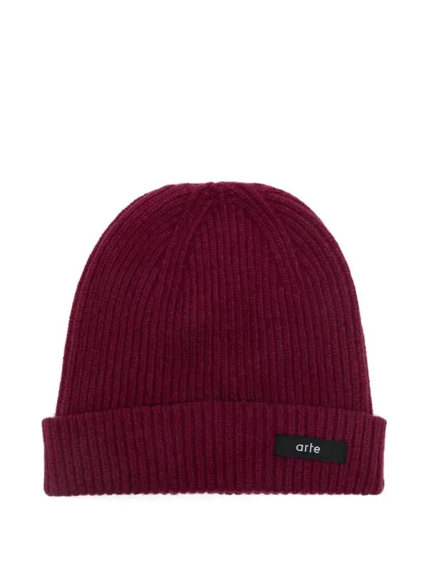 ARTE ANTWERP Label" Beanie - Red