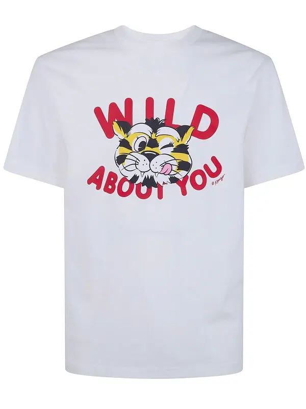 Kenzo Wild Tiger" Classic T-shirt - White