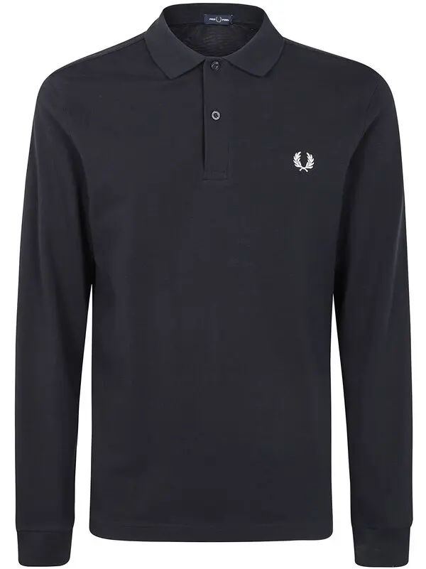 Fred Perry The Long Sleeve Fp Shirt - Blue