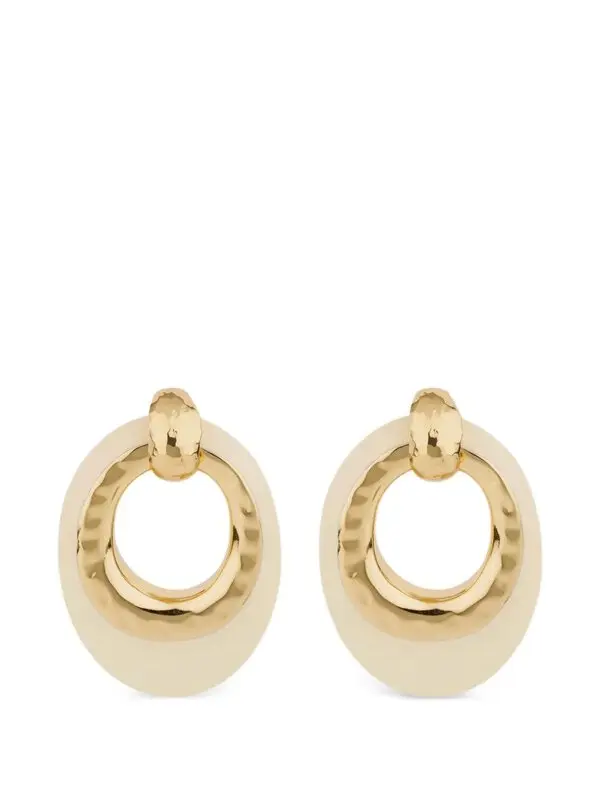 Gas Bijoux Selva Gold Plated And Acetate Earrings - Metallic