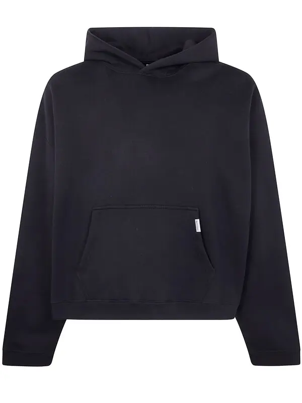 REPRESENT Initial Boxy Oversized Hoodie - Black
