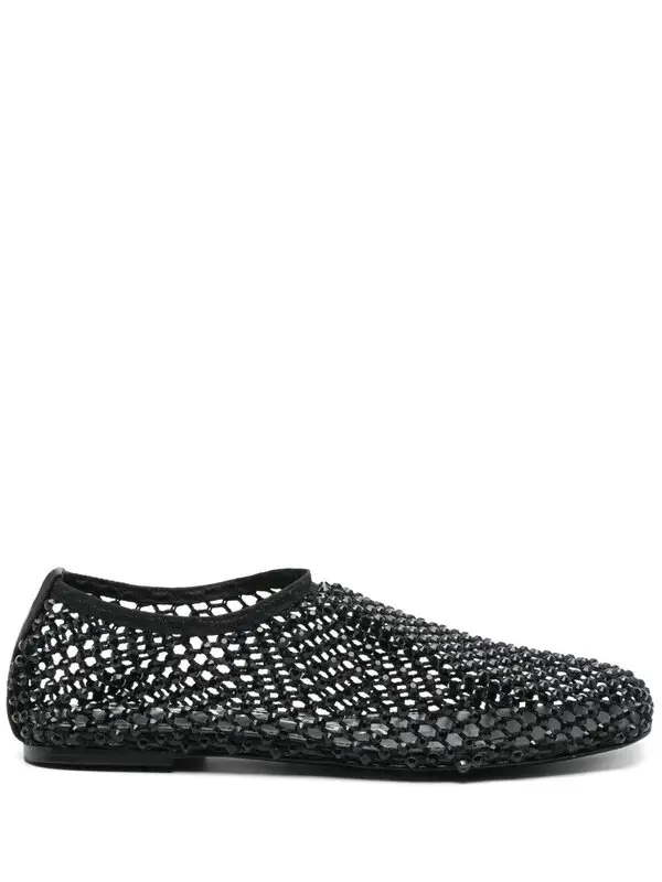 STRATEGIA Dolly Ballerina Shoes - Black