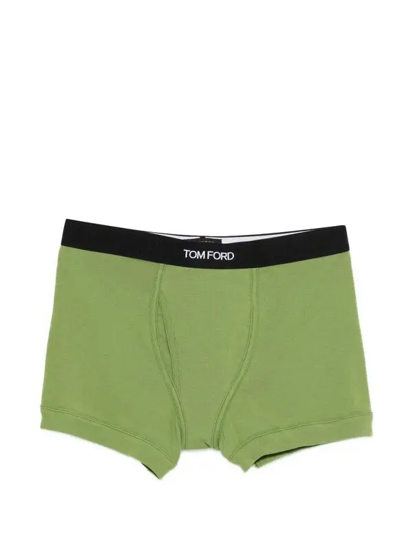 TOM FORD UNDERWEAR Boxer Brief Cotton Stretch Jersey - Green