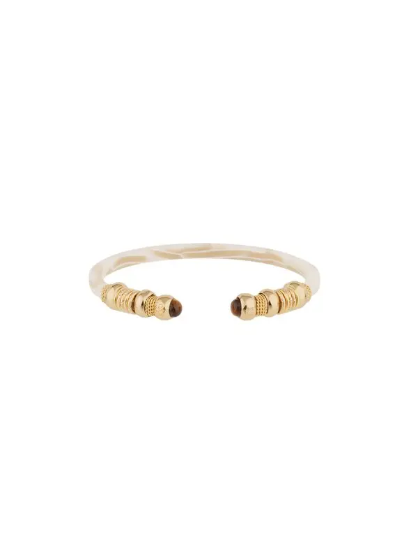 Gas Bijoux Sari Bis Gold Plated And Acetate Bracelet - Metallic