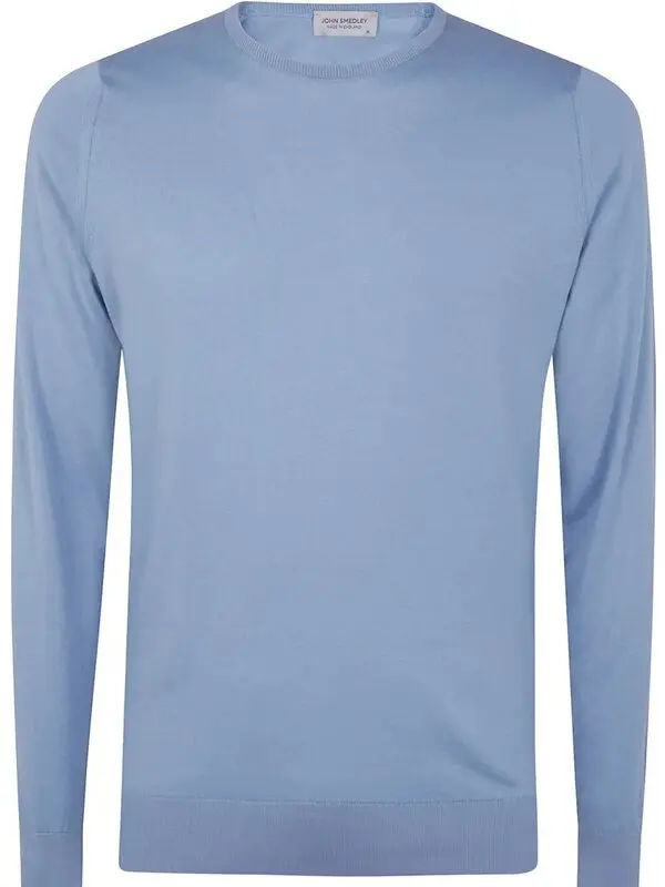 John Smedley Hatfield Long Sleeves Crewneck Pullover - Green