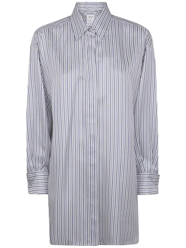 Max Mara Monviso' Silky Striped Shirt