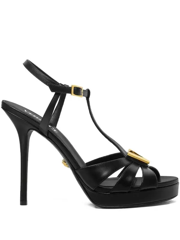 Versace Sandal T.120 Calf Leather - Black