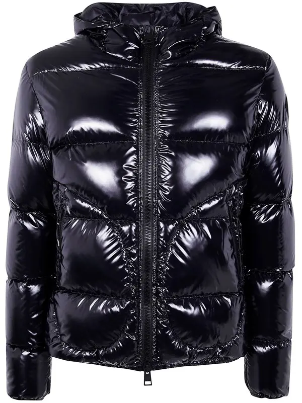 Herno Bomber Gloss Jacket - Black