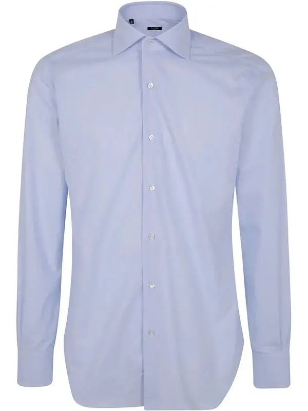 BARBA NAPOLI Classic Oxford Shirt - Blue