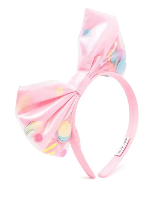 BILLIEBLUSH Headband With Bow Detail - Pink