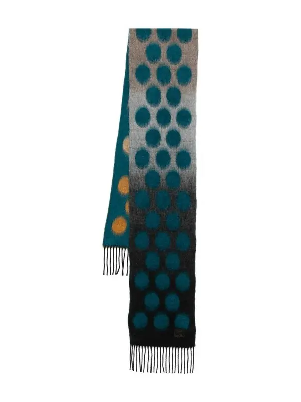 Paul Smith Scarf Anton Polka - Black
