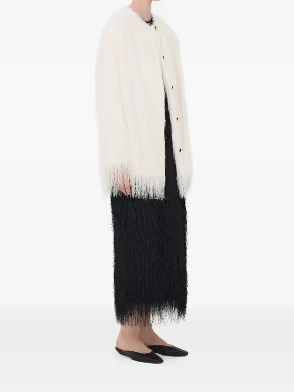 Loulou De Saison Oval-shaped Coat - White