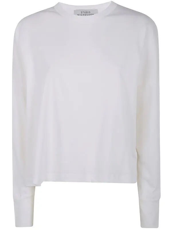 Studio Nicholson Jersey Long Sleeve T-shirt - White