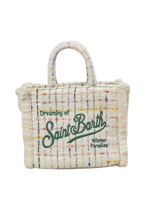 MC2 SAINT BARTH Vanity Mini Tweed Handbag