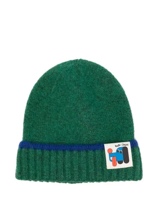 BOBO CHOSES Doggy Mate Beanie - Green