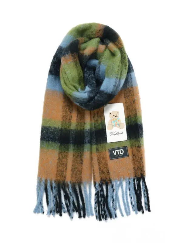 VERB TO DO Teddy Black" Scarf - Multi