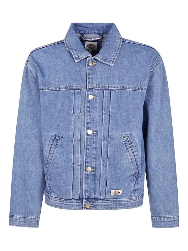 Dickies Selvedge Pleated Denim Jacket - Blue