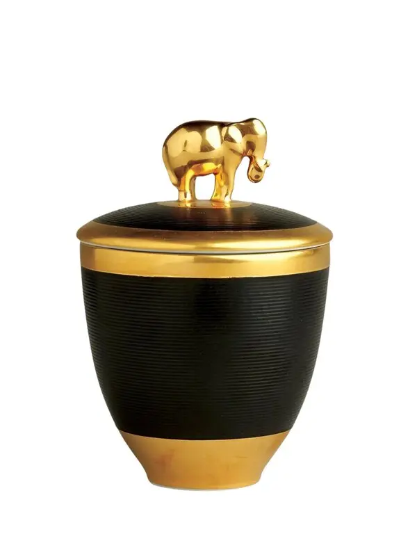 L'Objet Elephant" Noir Candle