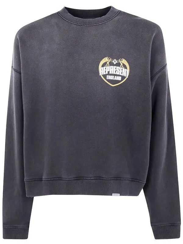 REPRESENT Angel Border Sweatshirt - Black