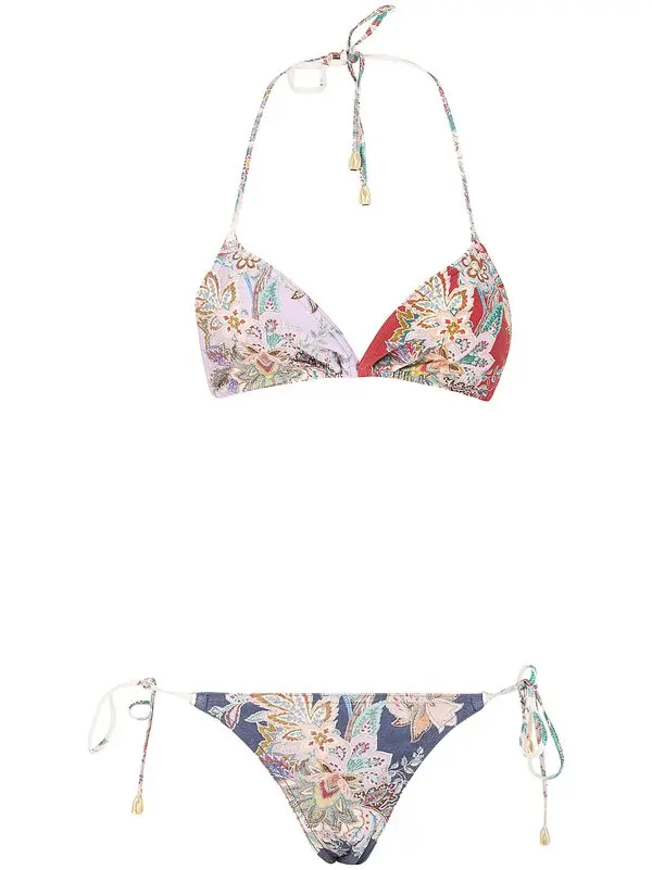Zimmermann Rhiannon Mini Tri Bikini - Pink