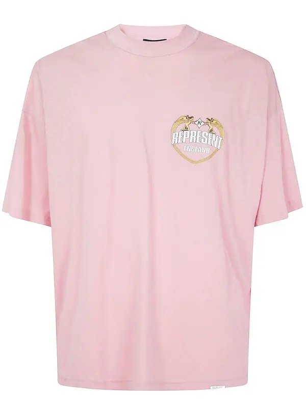 REPRESENT Angel Border" T-shirt - Pink
