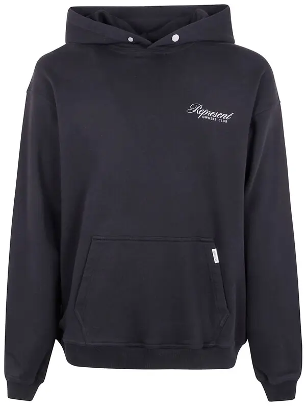 REPRESENT Owners Club Script Hoodie - Black