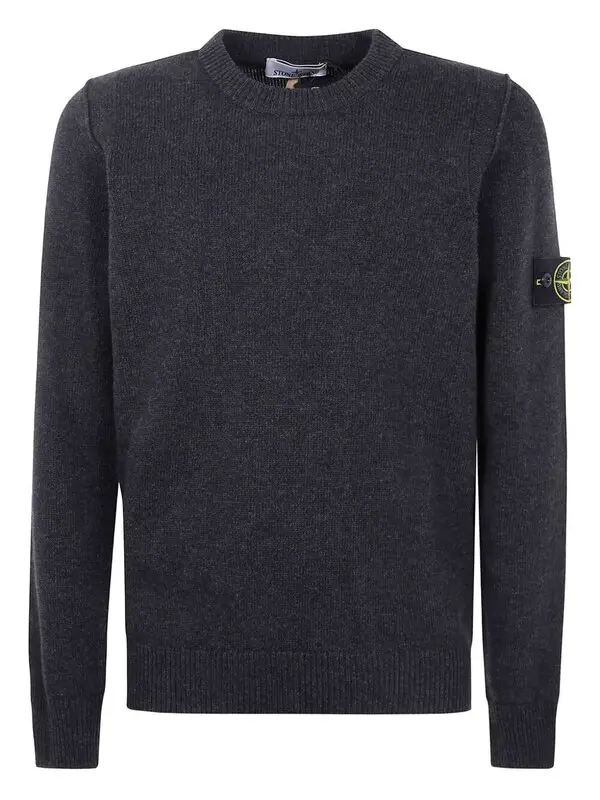 Stone Island Lambswool Crew Neck Sweater