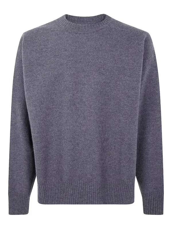 JIL SANDER Crewneck Long Sleeve Jumper - Gray