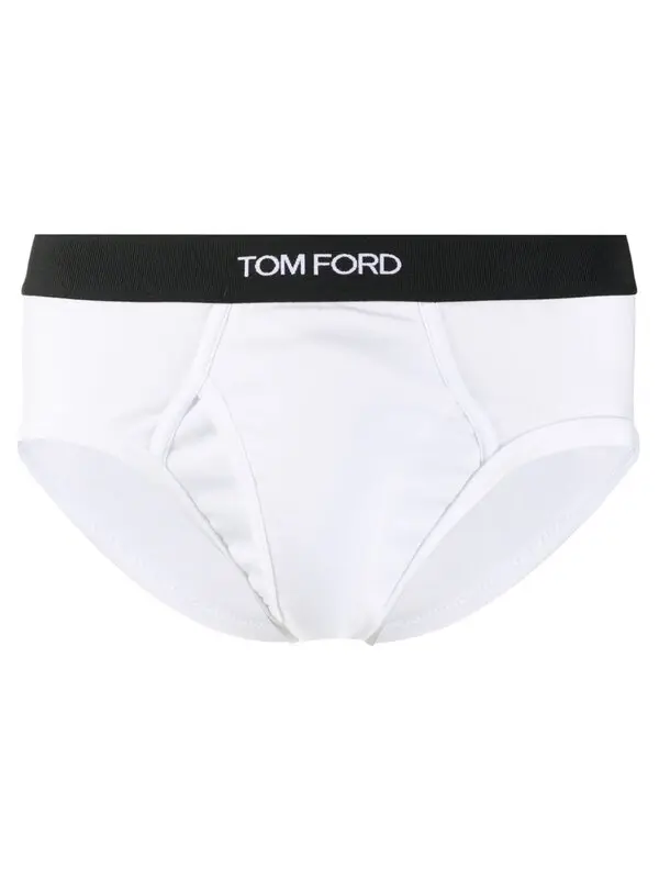 TOM FORD UNDERWEAR Brief Cotton Stretch Jersey - White