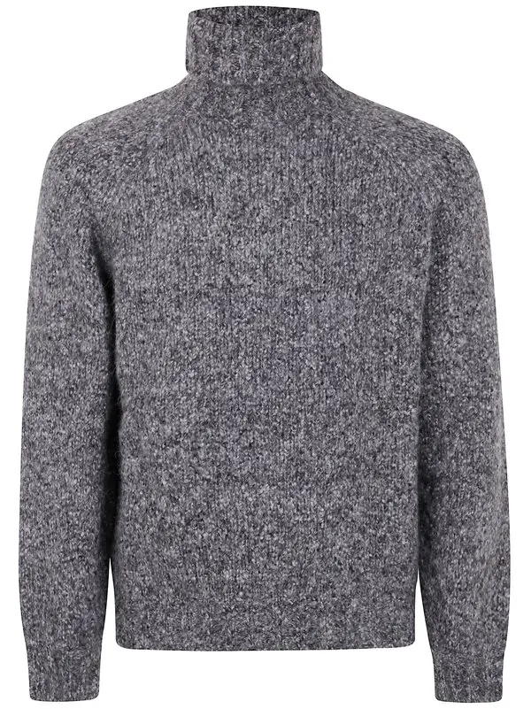 Brunello Cucinelli Turtleneck Cashmere Sweater - Gray