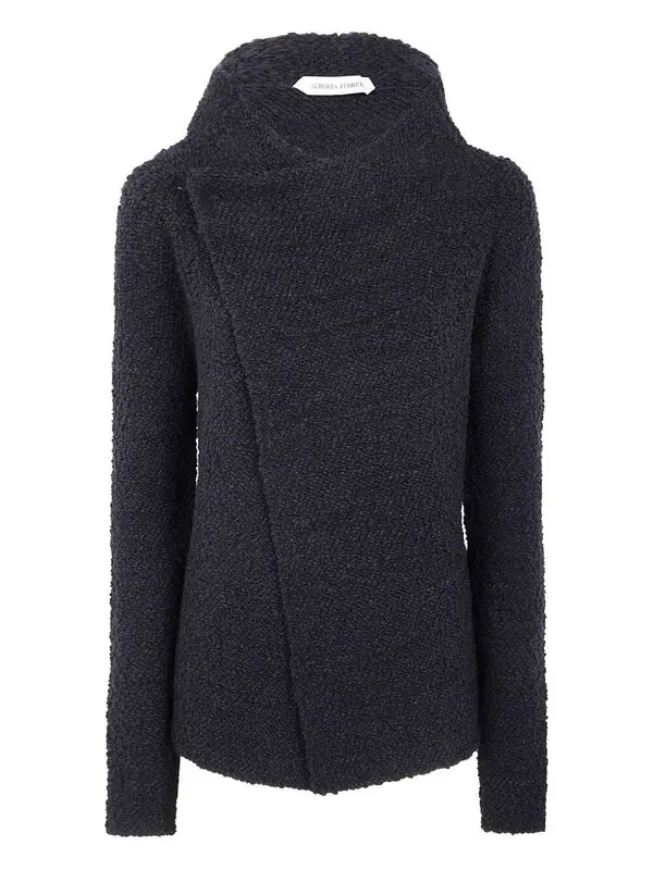 Alberta Ferretti Boucle Wool-blend Jacket