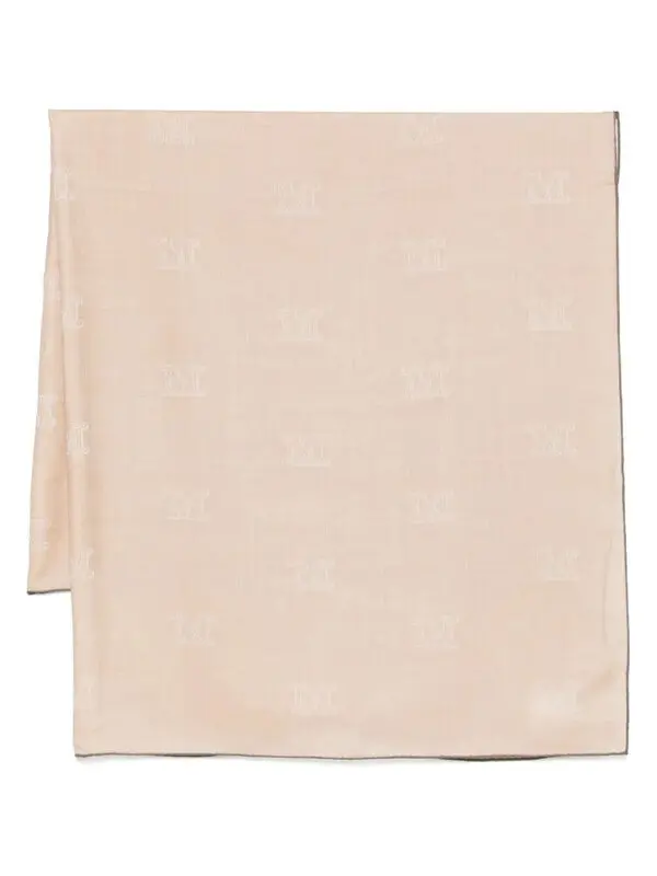 Max Mara Persia Scarf 138x138 Cm - Brown