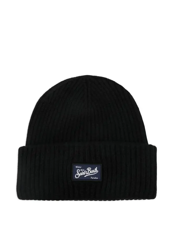 MC2 SAINT BARTH Knitted Beanie - Black