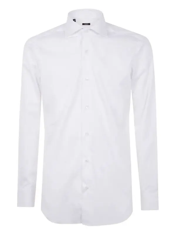 BARBA NAPOLI Carryover Popeline Shirt - White