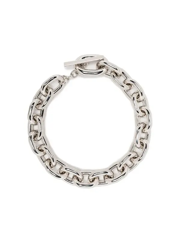 Rabanne Xl Link Chain Necklace - Metallic