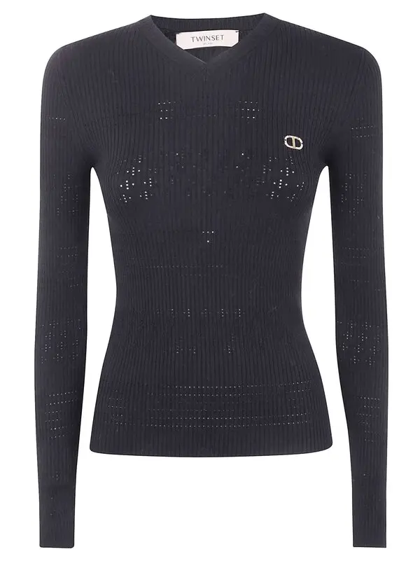 TWINSET Long Sleeve Sweater