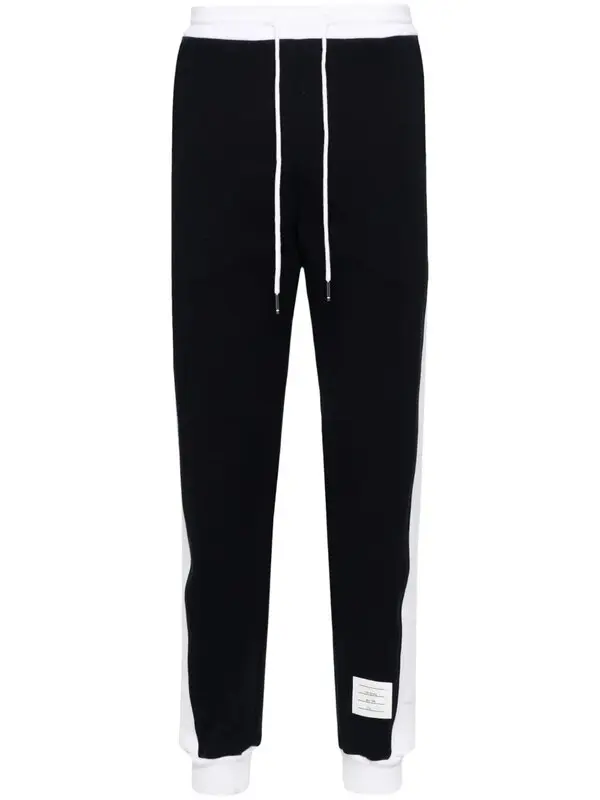 Thom Browne Sweatpants With Engineered 4 Bar In Solid Classic Loopback