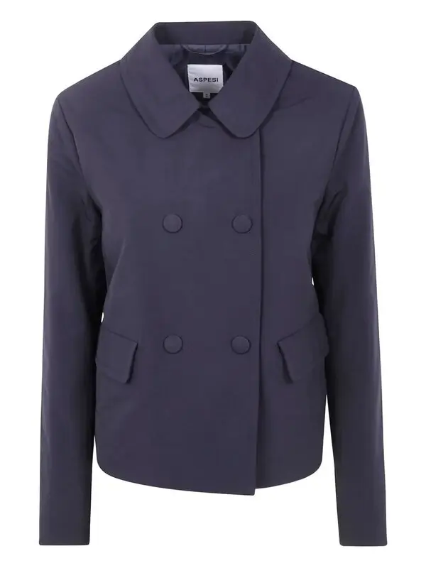 Aspesi Double-breasted Jacket - Blue