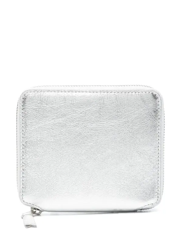 Comme Des Garçons Gold And Silver Wallet - Metallic