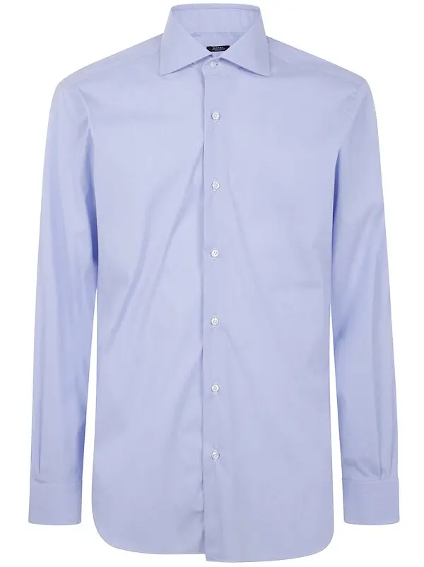 BARBA NAPOLI Popeline Stretch Shirt