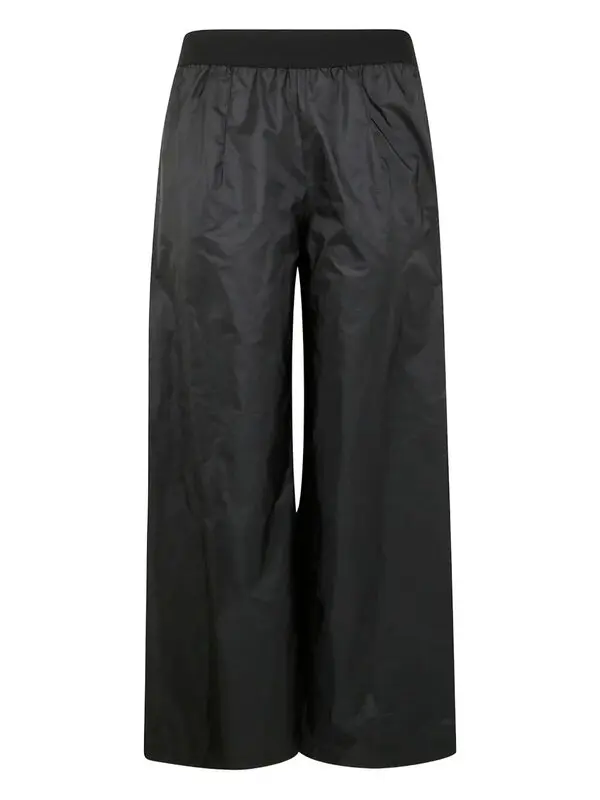 MARIA CALDERARA Wide Leg Trousers - Black