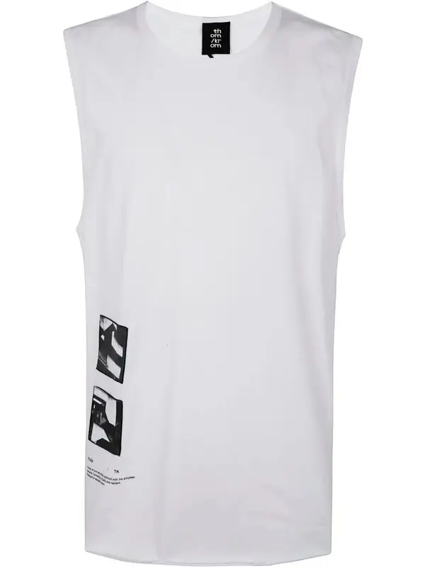 THOM KROM Sleeveless T-shirt