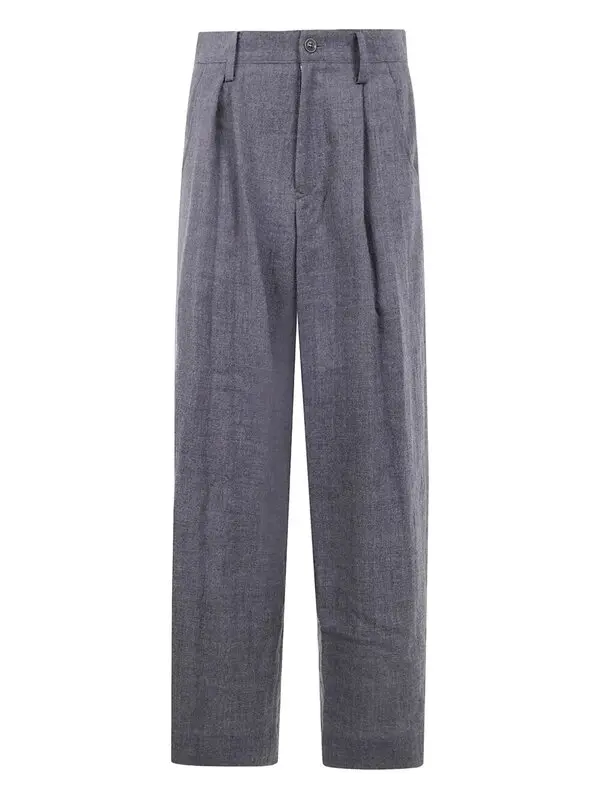 Y`S U-1 Tuck Wide Leg Pants